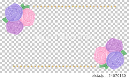 Rose frame illustration_16: 9 - Stock Illustration [64070180] - PIXTA