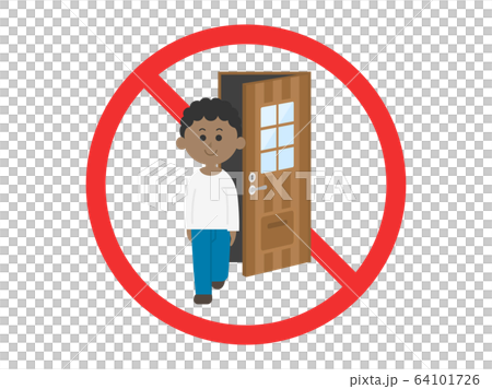 Illustration of a no go sign - Stock Illustration [64101726] - PIXTA