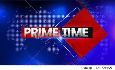 prime time background is perfect for any type...のイラスト素材 [64159459] - PIXTA
