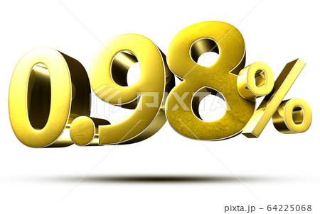 0.98 Percent 3d.のイラスト素材 [64225068] - PIXTA