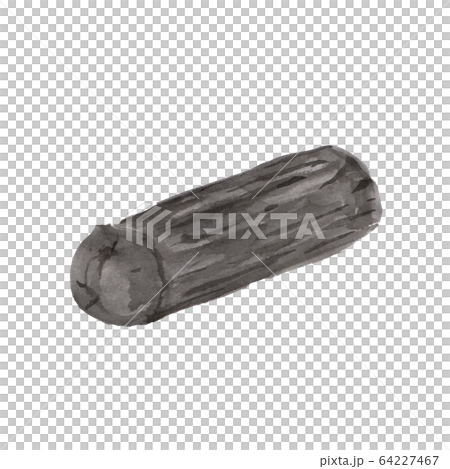 Charcoal (hand-painted ink) - Stock Illustration [64227467] - PIXTA
