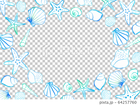 Hand painted watercolor illustration blue sea... - Stock Illustration ...