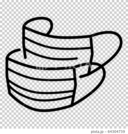 Illustration of two disposable masks. - Stock Illustration [64304739 ...