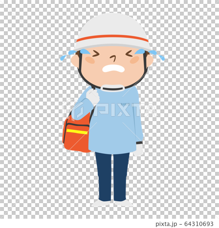 Illustration of a male paramedic crying. - Stock Illustration [64310693 ...