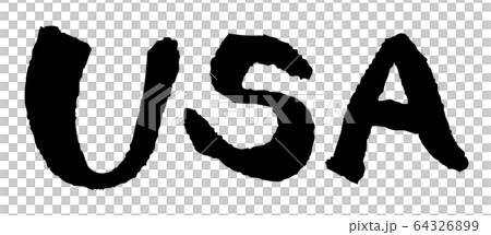 USA calligraphy - Stock Illustration [64326899] - PIXTA