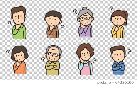 Family_expression_question - Stock Illustration [64380100] - PIXTA