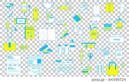 Hospital inventory list set illustration at... - Stock Illustration ...