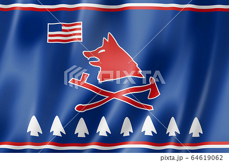 Pawnee people ethnic flag, USAのイラスト素材 [64619062] - PIXTA