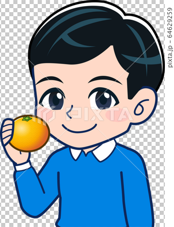 Eat orange - Stock Illustration [64629259] - PIXTA