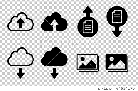 Data and communication icon set - Stock Illustration [64634179] - PIXTA