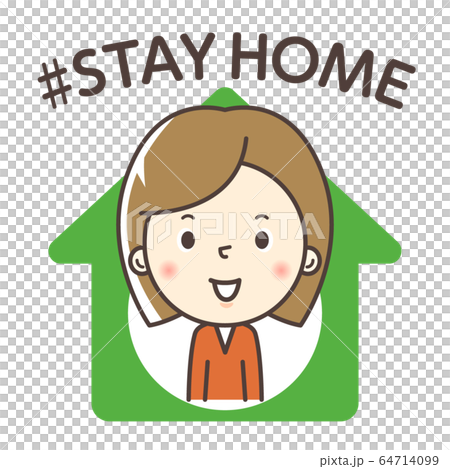 People: Women STAY HOME Women who stay at home - Stock Illustration ...