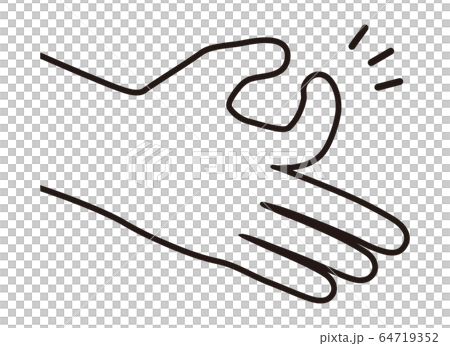 Gesture of a hand that represents money - Stock Illustration [64719352 ...