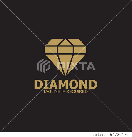 Diamond logo design vector templateのイラスト素材 [64780570] - PIXTA