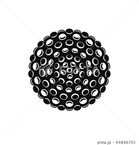 SARS-CoV-2 coronavirus icon. Contemporary virusのイラスト素材 [64898703] - PIXTA