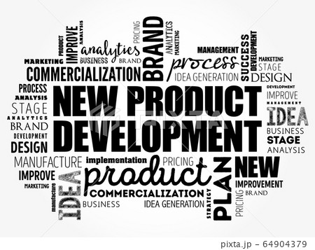 New product development word cloud collageのイラスト素材 [64904379] - PIXTA