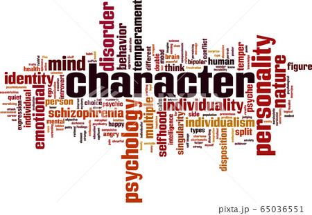 Character word cloud conceptのイラスト素材 [65036551] - PIXTA