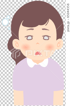 Vague, sluggish response-Mildly ill,... - Stock Illustration [65044358 ...