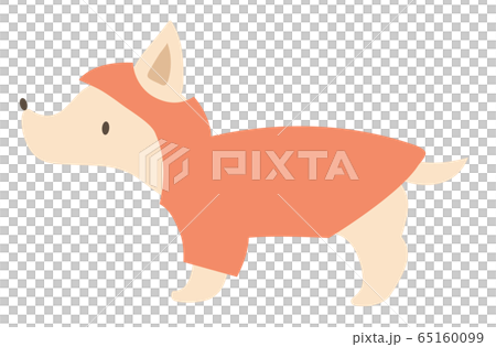 Illustration of a dog wearing a kappa - Stock Illustration [65160099 ...