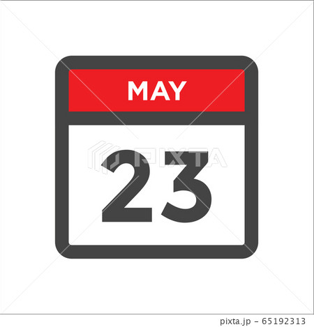 May 23 calendar icon w day of monthのイラスト素材 [65192313] - PIXTA