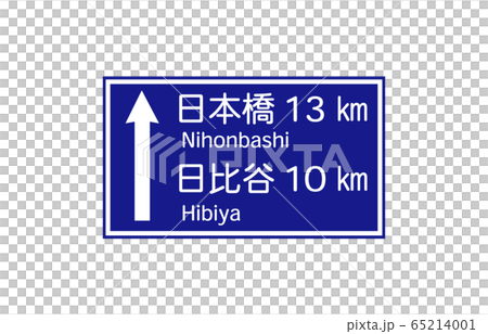 Direction and distance for information signs - Stock Illustration ...