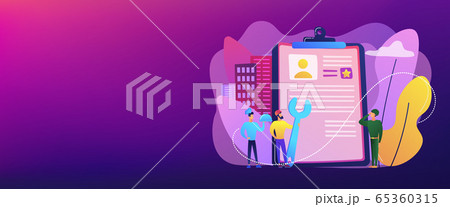 Alternative civilian service concept banner...のイラスト素材 [65360315] - PIXTA