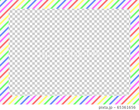 5 color slash frame 2 - Stock Illustration [65361656] - PIXTA