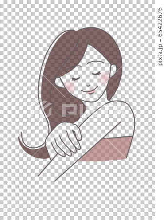 Illustration of a woman with smooth skin - Stock Illustration [65422676 ...
