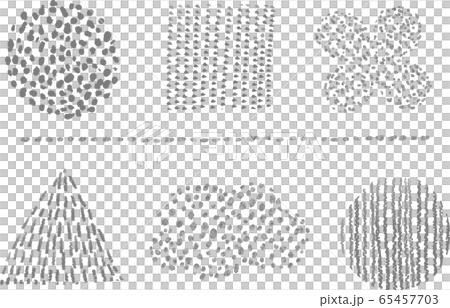 Hand drawn material vector set - Stock Illustration [65457703] - PIXTA