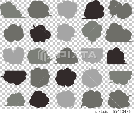 Cloud speech bubble conversation frame cute... - Stock Illustration ...