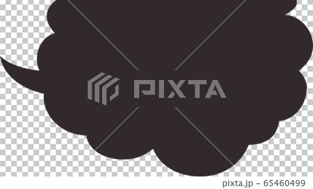Cloud speech bubble conversation frame cute... - Stock Illustration ...