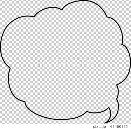 Cloud speech bubble conversation frame cute... - Stock Illustration ...