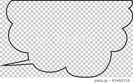 Cloud speech bubble conversation frame cute... - Stock Illustration ...