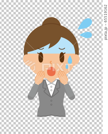 Career woman turn pale - Stock Illustration [65519162] - PIXTA