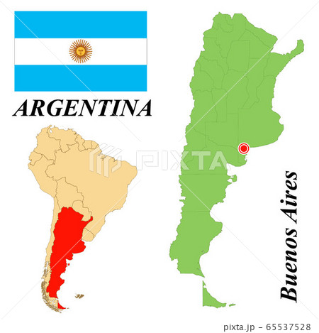 Map South America Buenos Aires