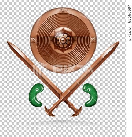 Illustration of three sacred treasures - Stock Illustration [65566694 ...