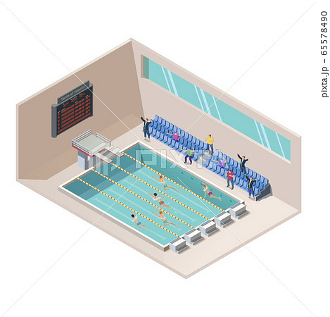 Olympic Swimming Pool Drawing