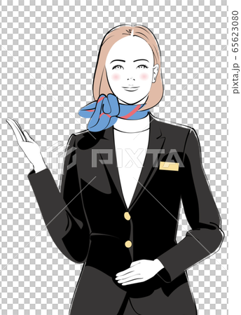 Female _ concierge 2 - Stock Illustration [65623080] - PIXTA