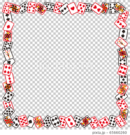 Playing card frame A - Stock Illustration [65660260] - PIXTA