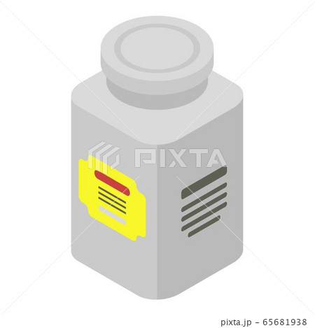 Salt jar icon, isometric styleのイラスト素材 [65681938] - PIXTA