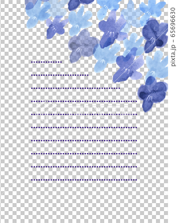 Violet watercolor letter paper - Stock Illustration [65696630] - PIXTA