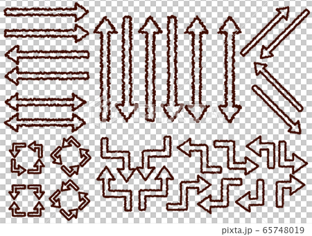 Multiple arrows 2 - Stock Illustration [65748019] - PIXTA