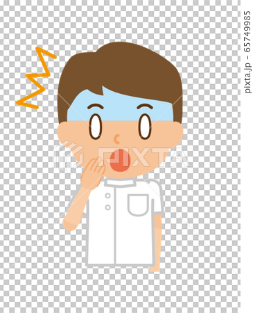 Surprised nurse male turning pale - Stock Illustration [65749985] - PIXTA