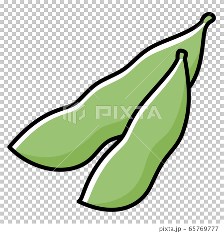 Edamame cartoon - Stock Illustration [65769777] - PIXTA