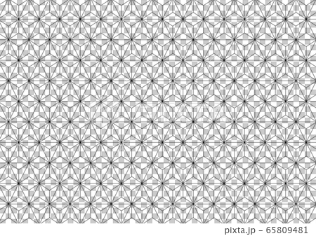 Hemp leaf line drawing material - Stock Illustration [65809481] - PIXTA
