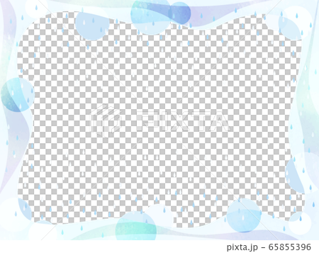 Rain frame - Stock Illustration [65855396] - PIXTA