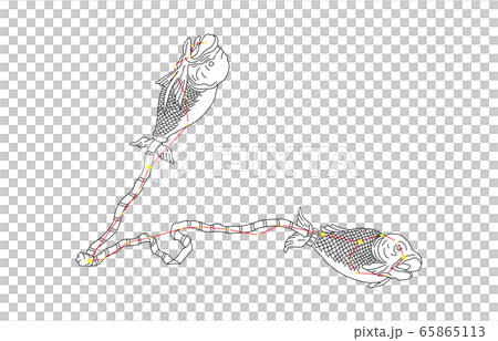 88 zodiac sign Pisces - Stock Illustration [65865113] - PIXTA