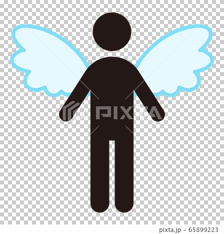 Winged person - Stock Illustration [65899223] - PIXTA