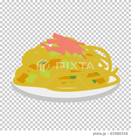 Yakisoba simple vector illustration - Stock Illustration [65980356] - PIXTA