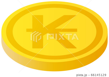 The Lao Kip currency symbol coinのイラスト素材 [66145129] - PIXTA
