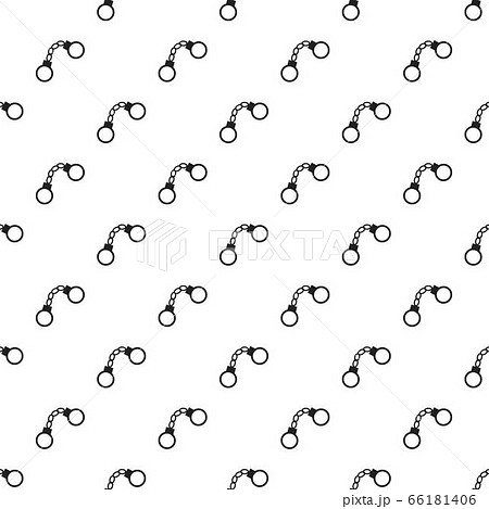 Handcuffs pattern seamless vectorのイラスト素材 [66181406] - PIXTA